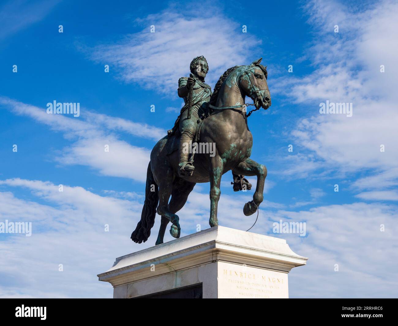 Equestrian Statue of Henri IV, Statue équestre d'Henri IV, Pont Neuf ...