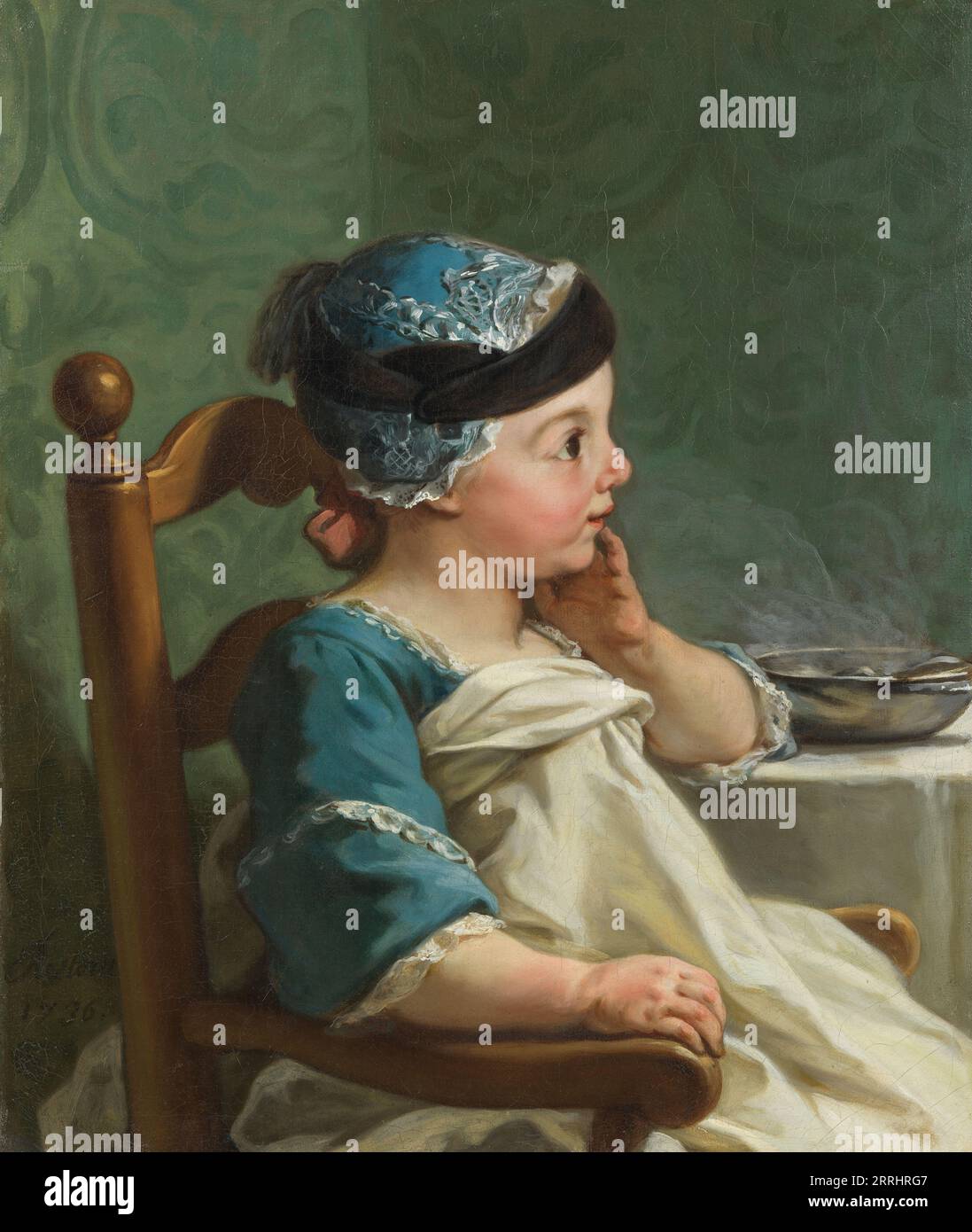 Boy in a Child's Chair, the artist's son Jean-Bernard Restout, 1736 ...