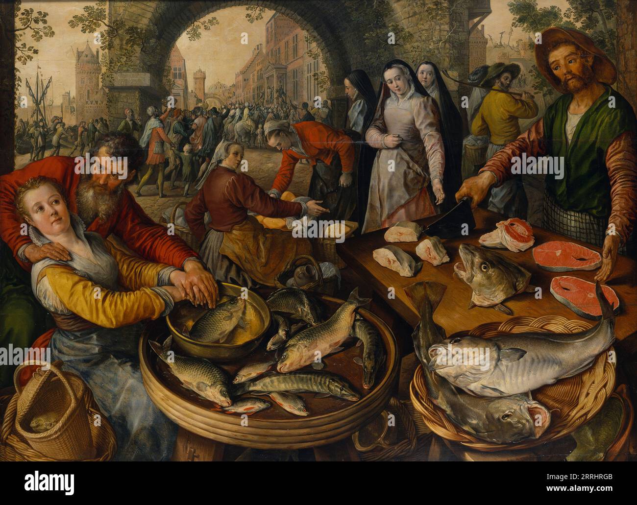 Flemish market 16th century hi-res stock photography and images - Alamy