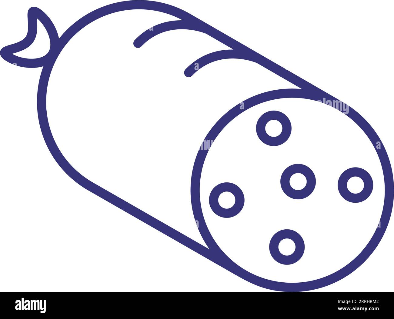 Saveloy sausage Stock Vector Images - Alamy