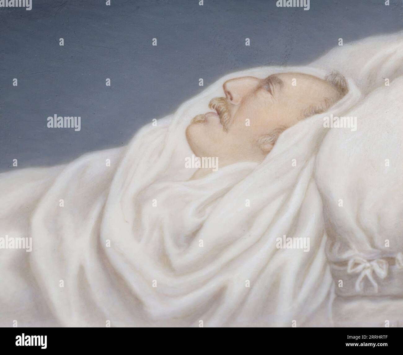 Gustav IV Adolf, 1778-1837, on his deathbed, mid-19th century Stock Photo - Alamy