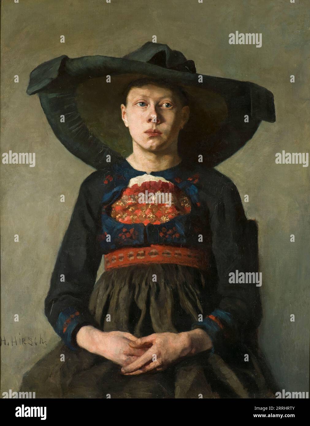 German peasant girl painting hi-res stock photography and images - Alamy