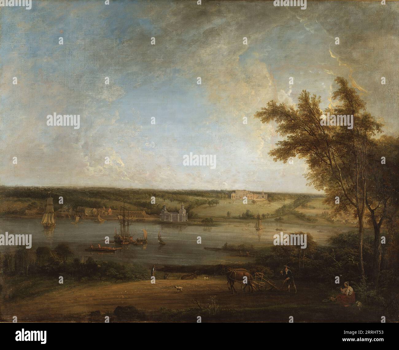 English country hall landscape painting hi-res stock photography and ...