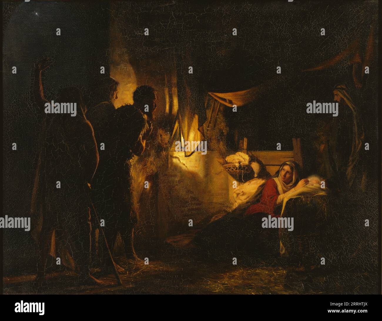 Adoration of the Shepherds, 1882 Stock Photo - Alamy