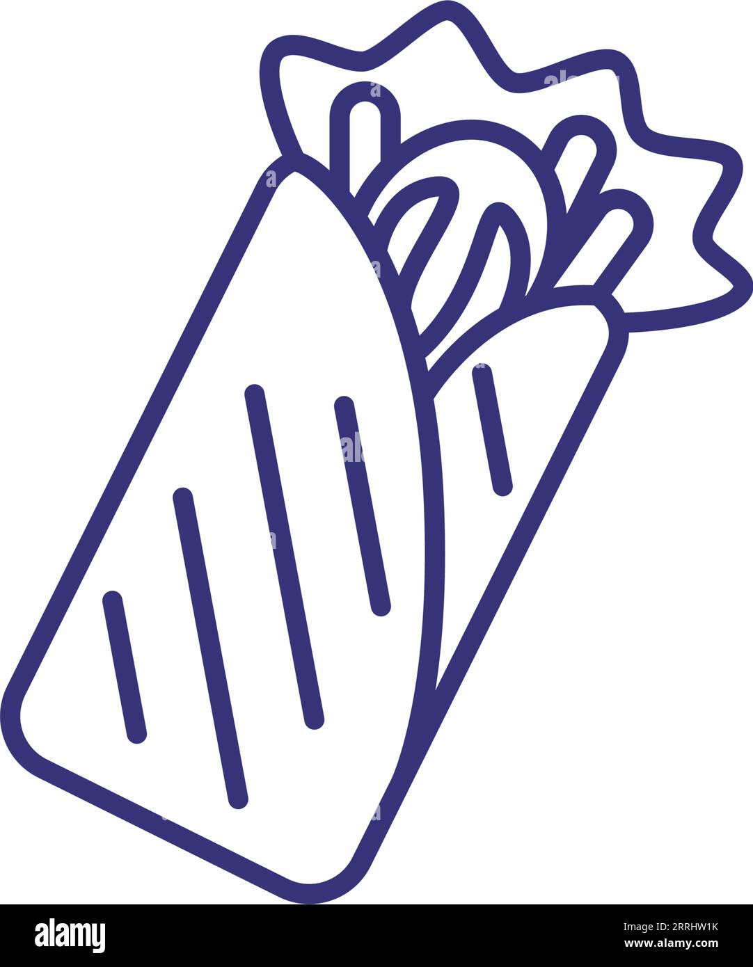 Shawarma line icon Stock Vector Image & Art - Alamy