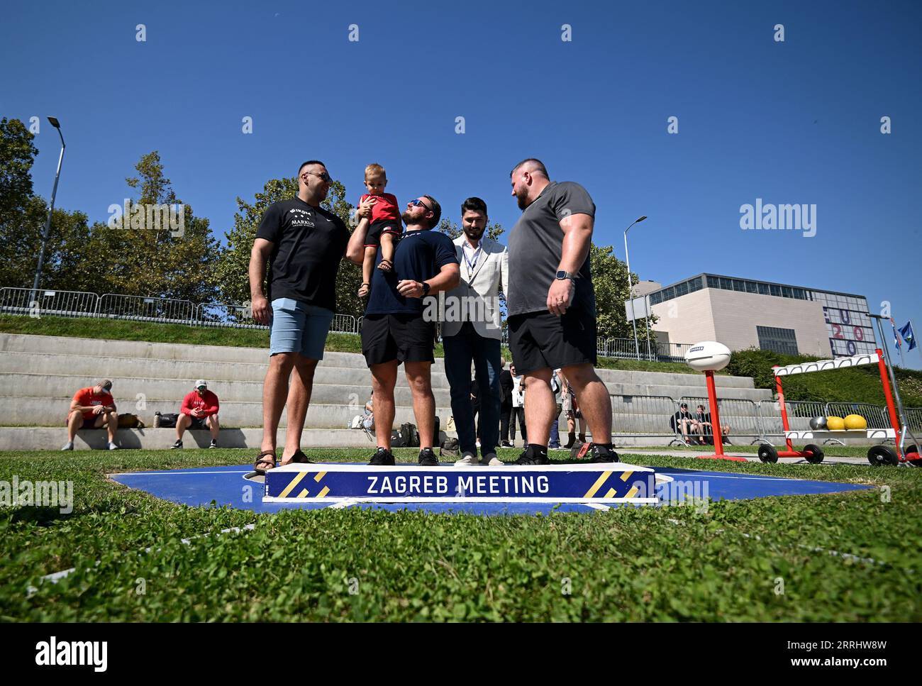 Zagreb, Croatia. 27th Aug, 2023. Tom Walsh, Joe Kovacs and Filip ...