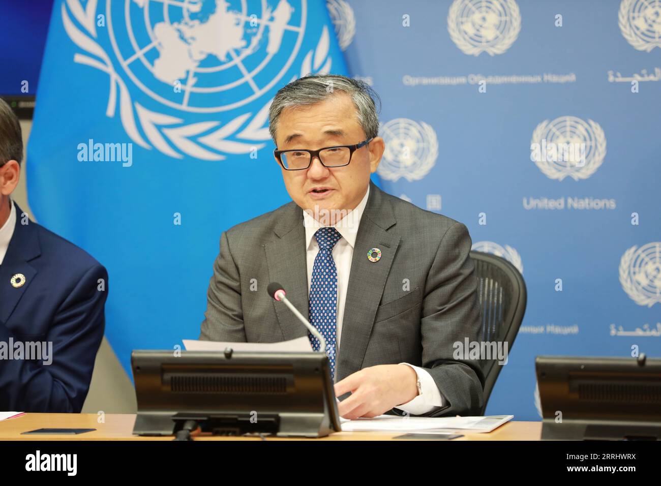 220708 -- UNITED NATIONS, July 8, 2022 -- Liu Zhenmin, UN Under ...