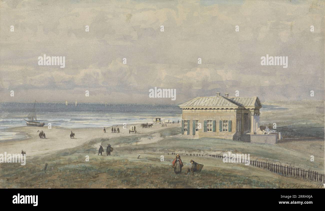 The Von Wied Pavilion in Scheveningen, 1877 Stock Photo - Alamy