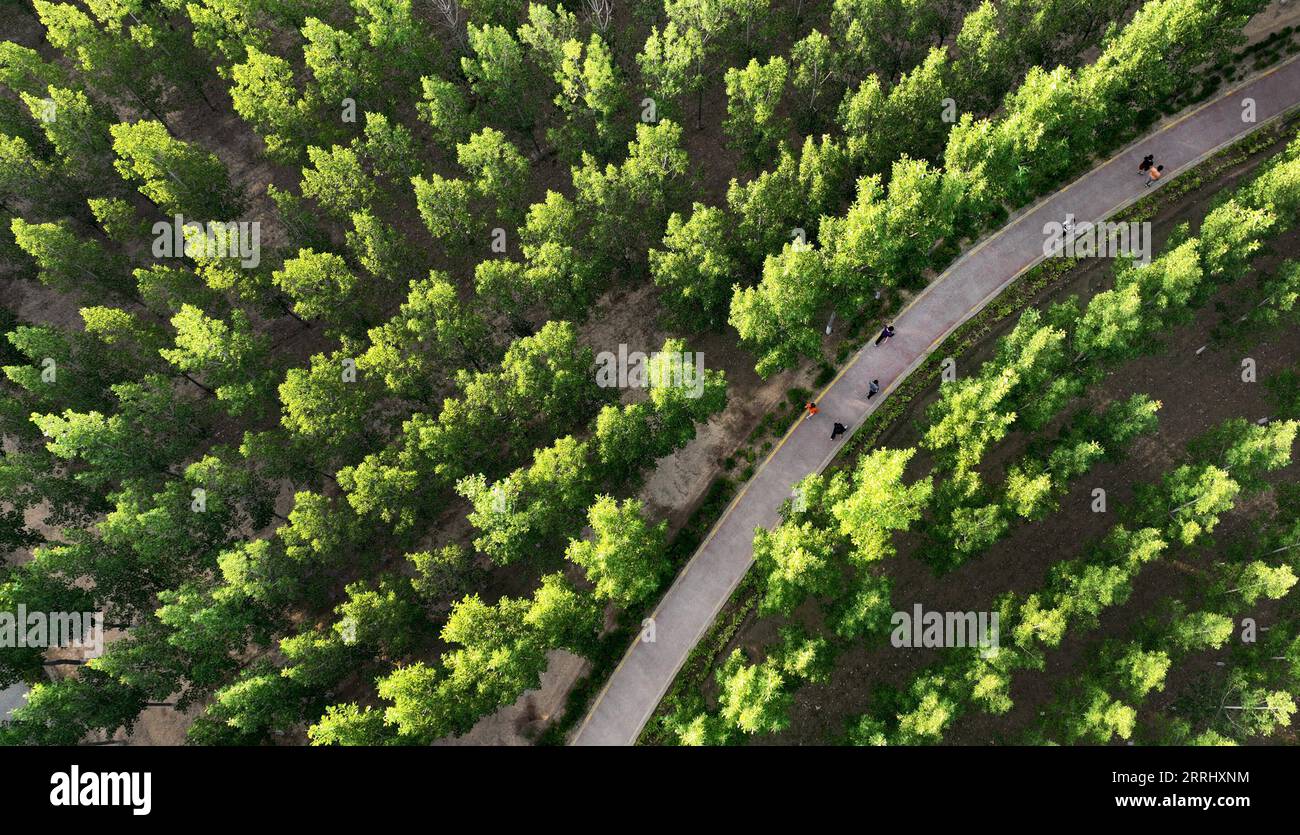 220709 -- HEYANG, July 9, 2022 -- Aerial photo taken on July 9, 2022 ...