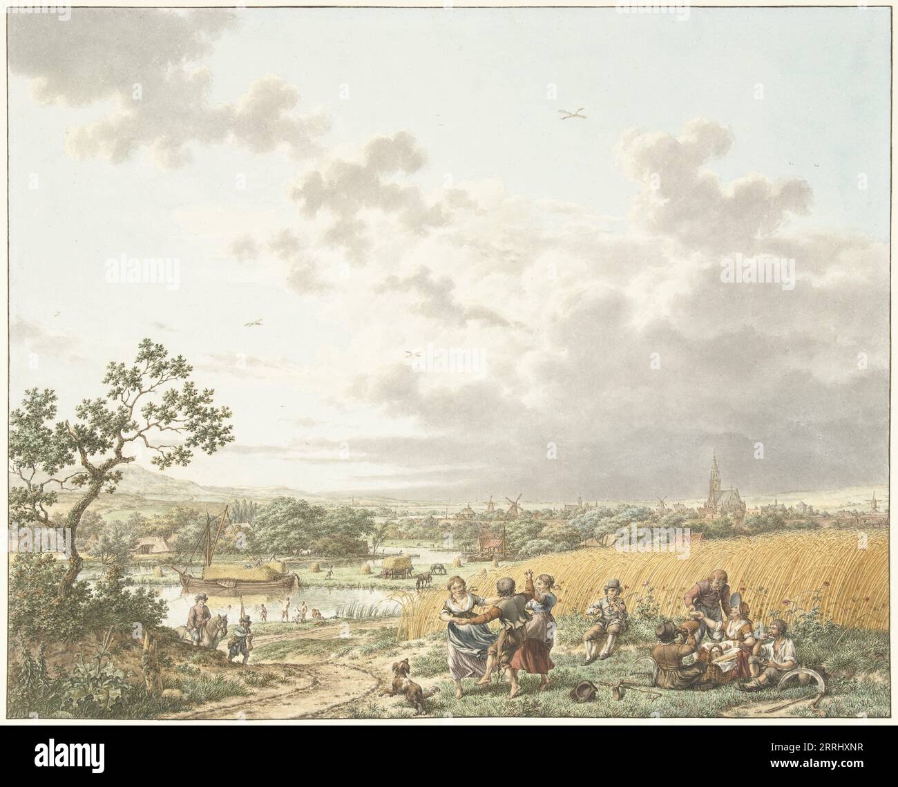 Summer, afternoon and sky; the four seasons, times of day and elements ...