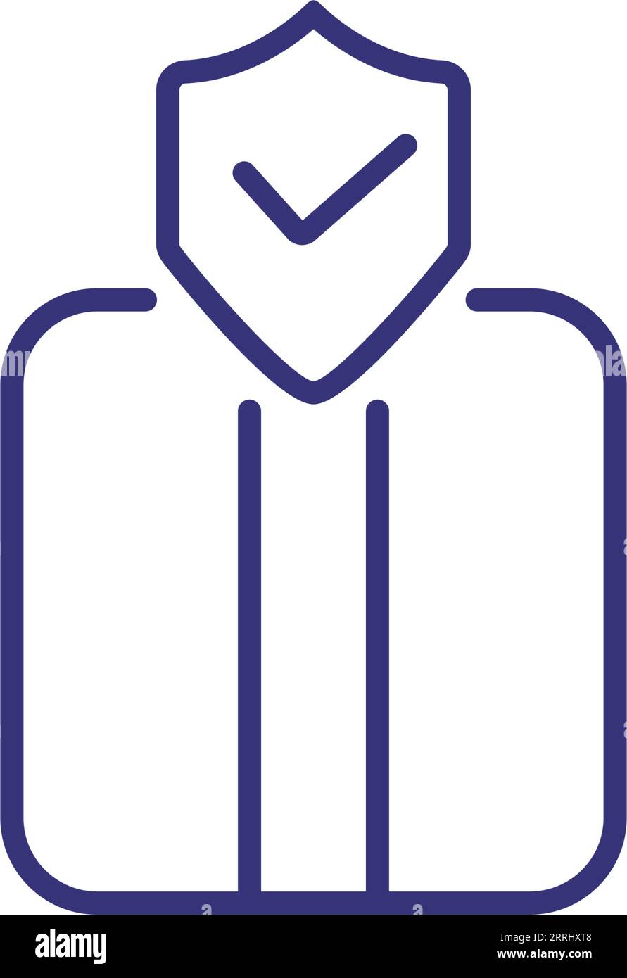 Delivery protection line icon Stock Vector Image & Art - Alamy