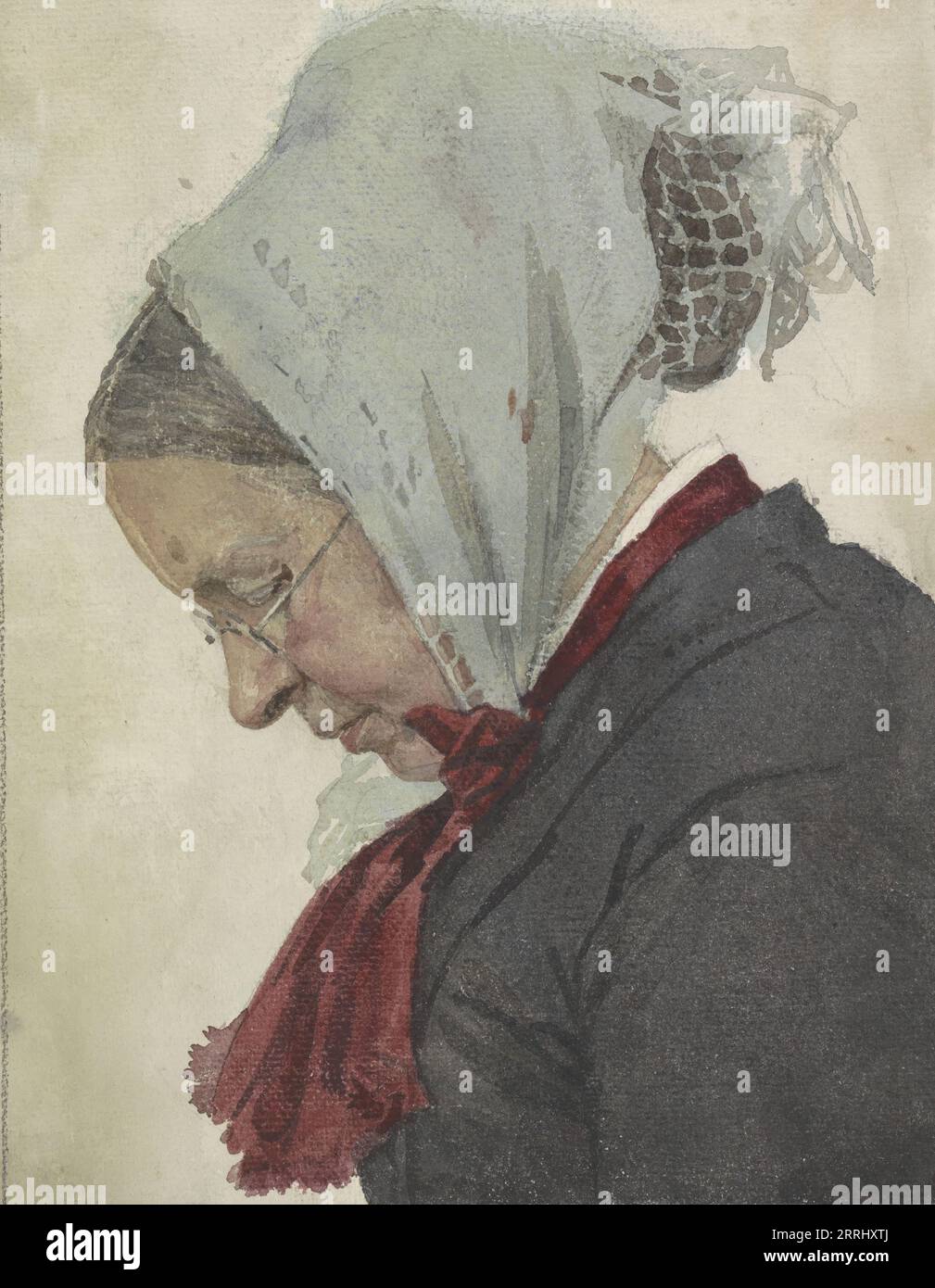 Older woman wearing red dress hi-res stock photography and images - Alamy