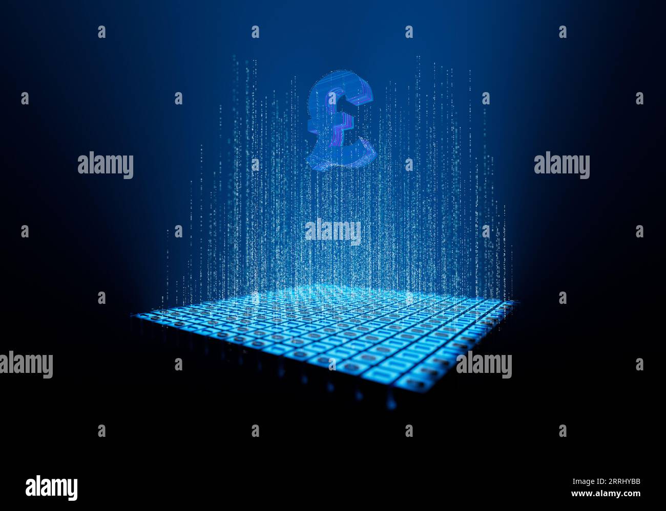 Data high tech currency symbol technology finance pound symbol Stock ...