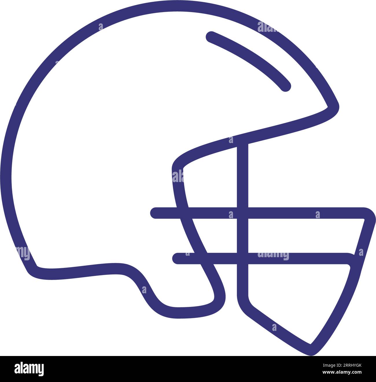 Helmet line icon Stock Vector Image & Art - Alamy