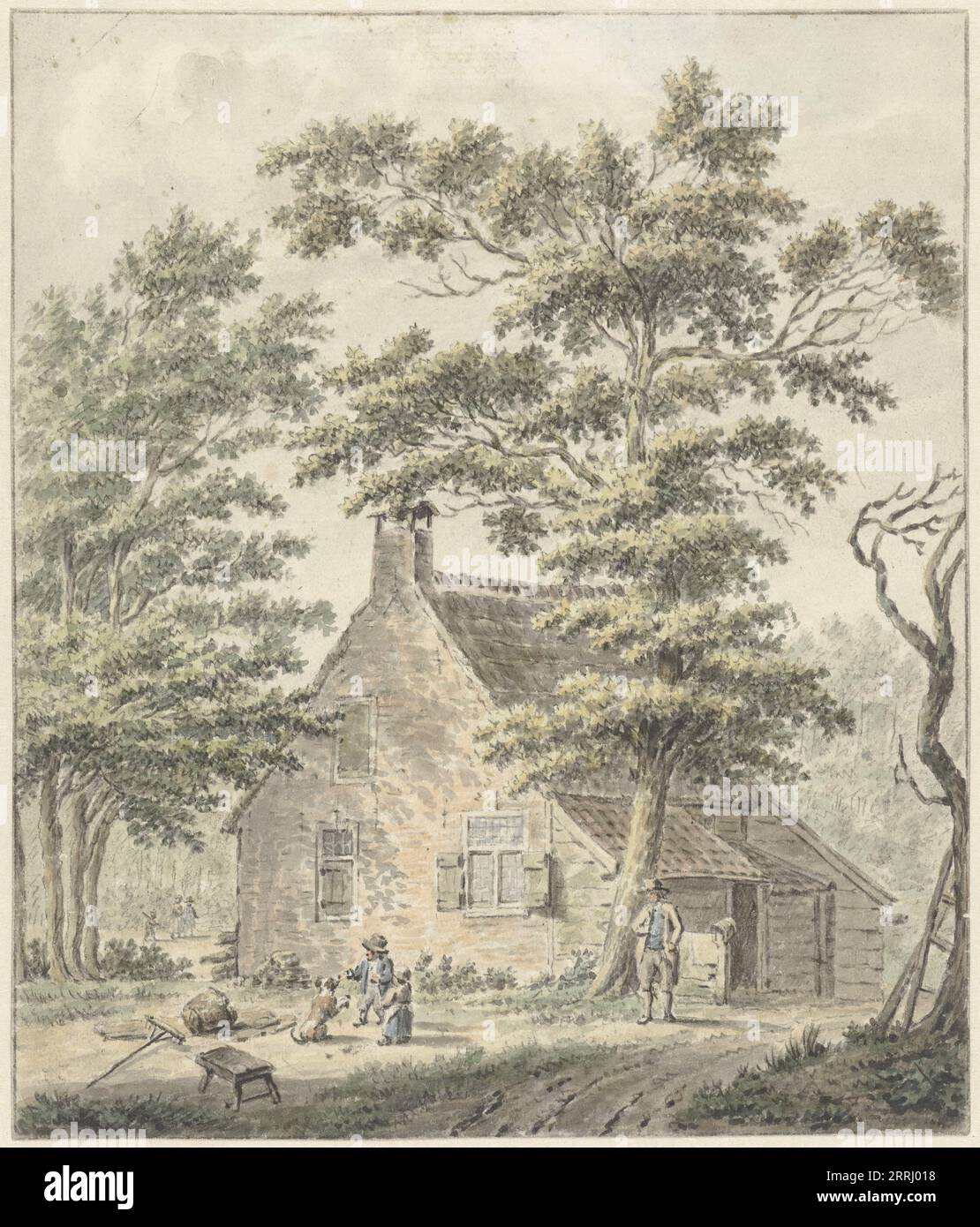 House in Aerdenhout, 1804 Stock Photo - Alamy