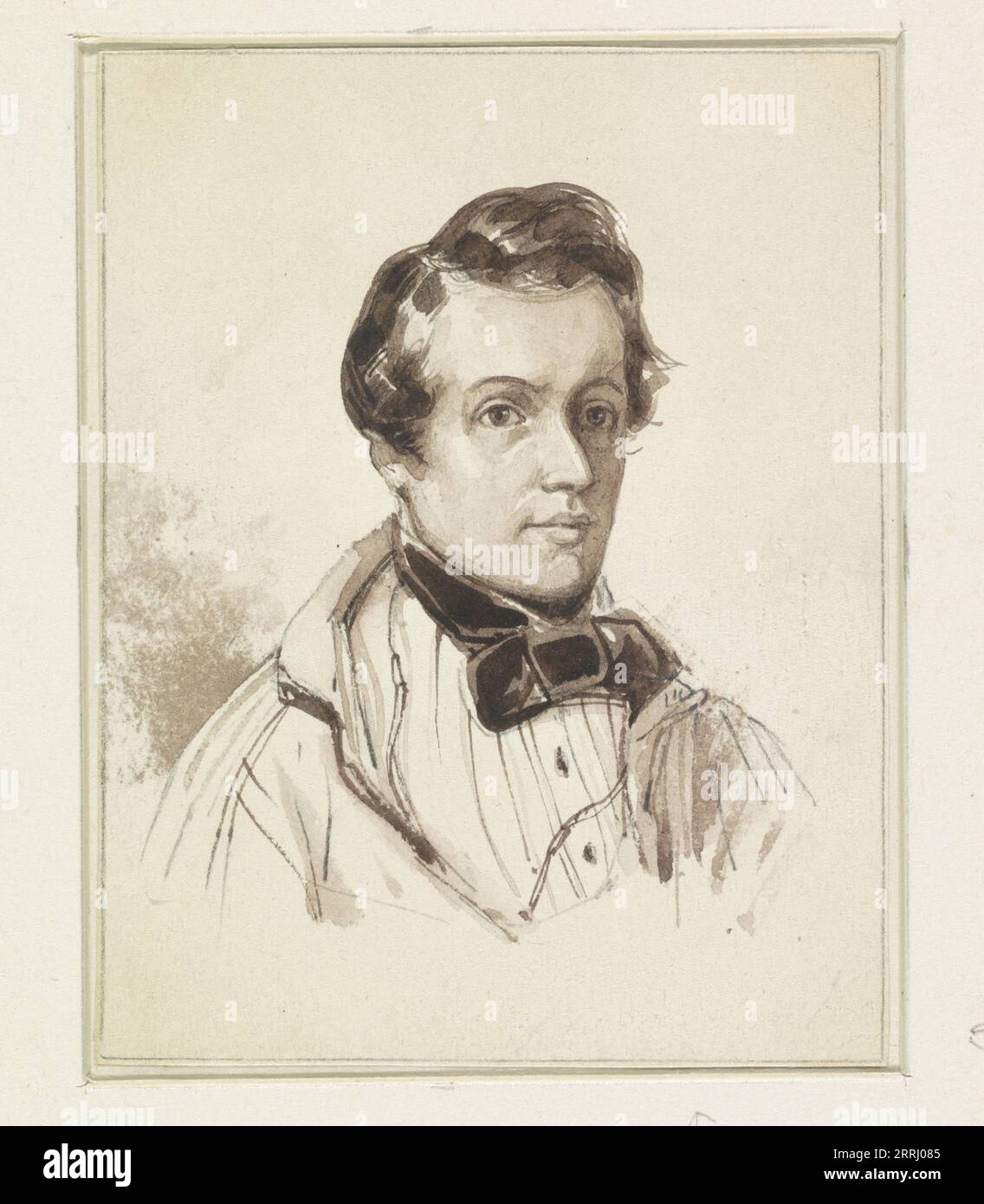 Self -portrait of Jan van der Kaa, 1825-1850 Stock Photo - Alamy