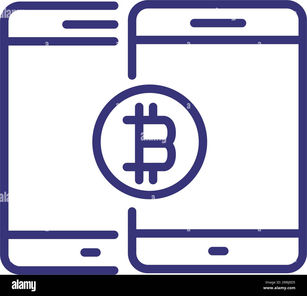 Cryptocurrency transactions icon set hi-res stock photography and ...