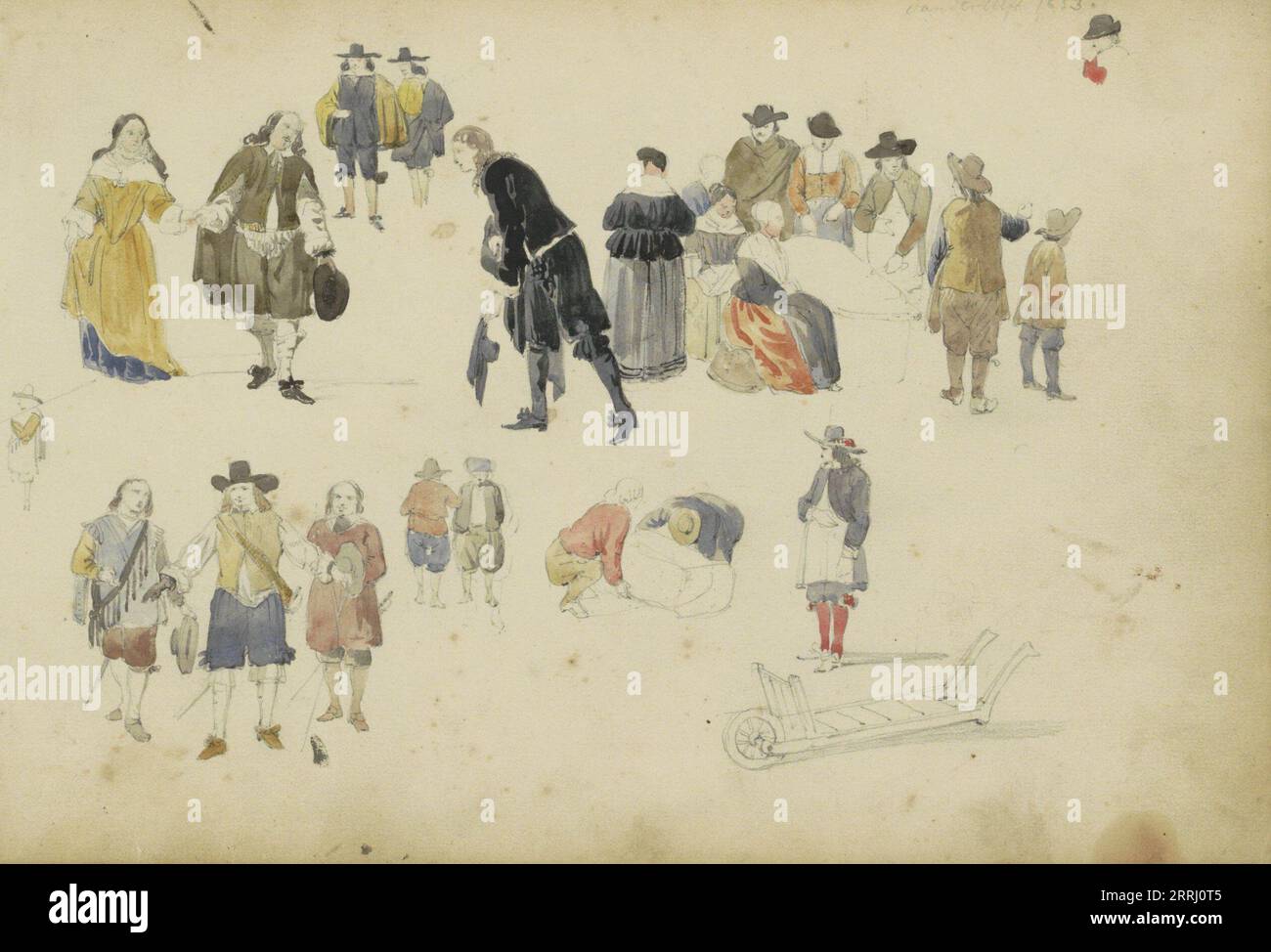 17th century poses hi-res stock photography and images - Alamy