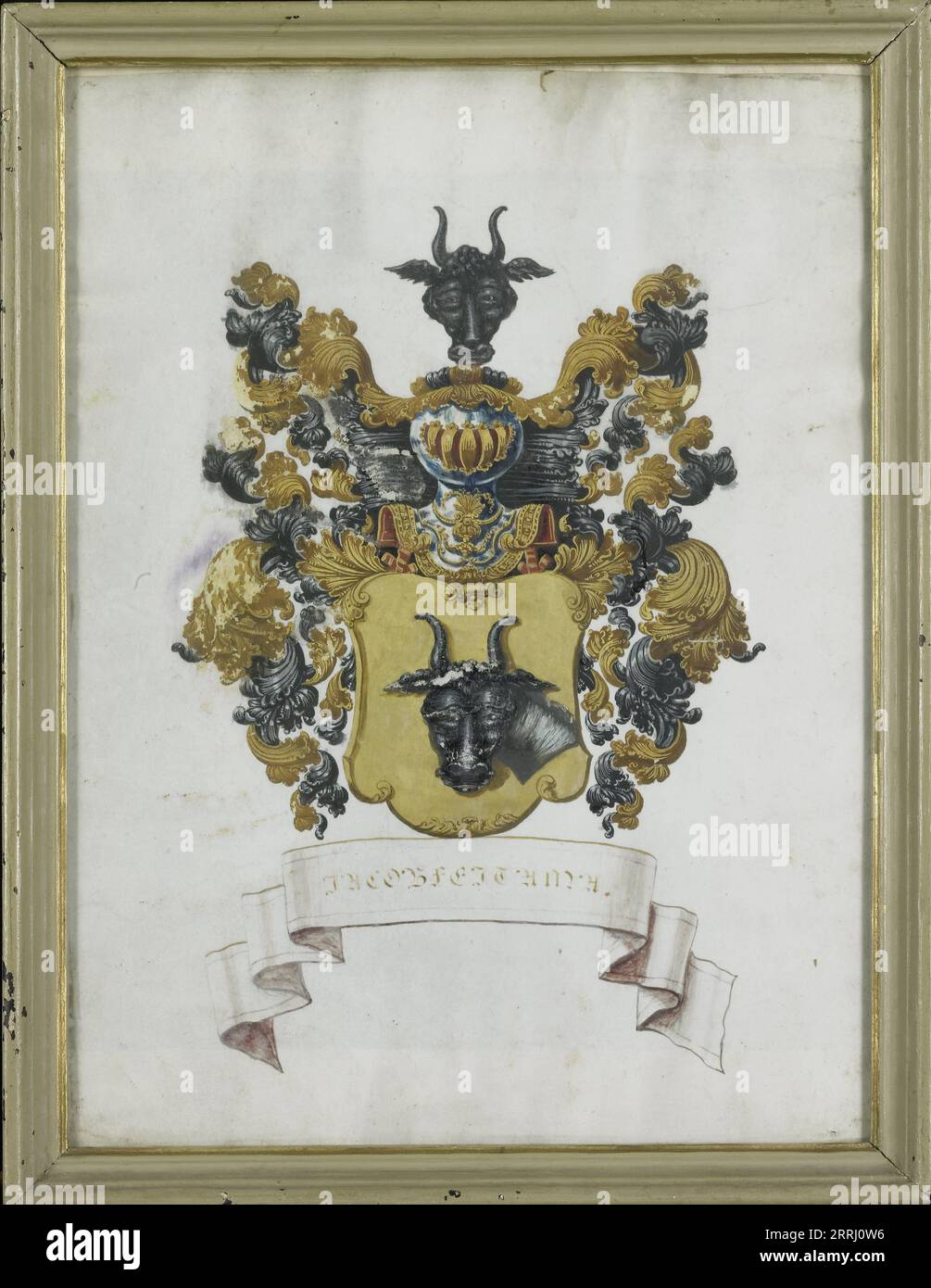 The coat of arms of Jacob Feitama II (1698-1774), 1725-1774. Part of ...