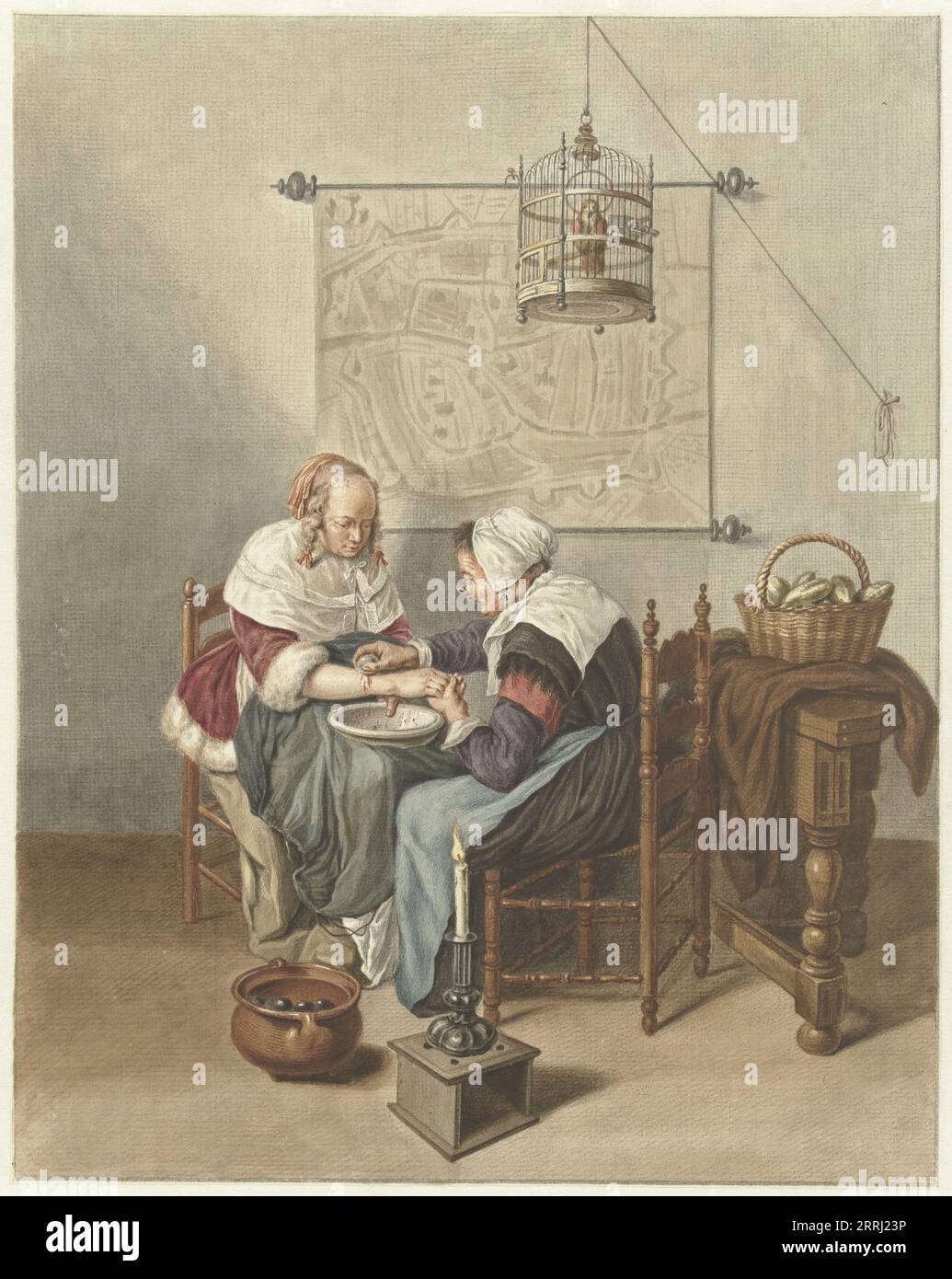 The bloodletting, 1776 Stock Photo - Alamy