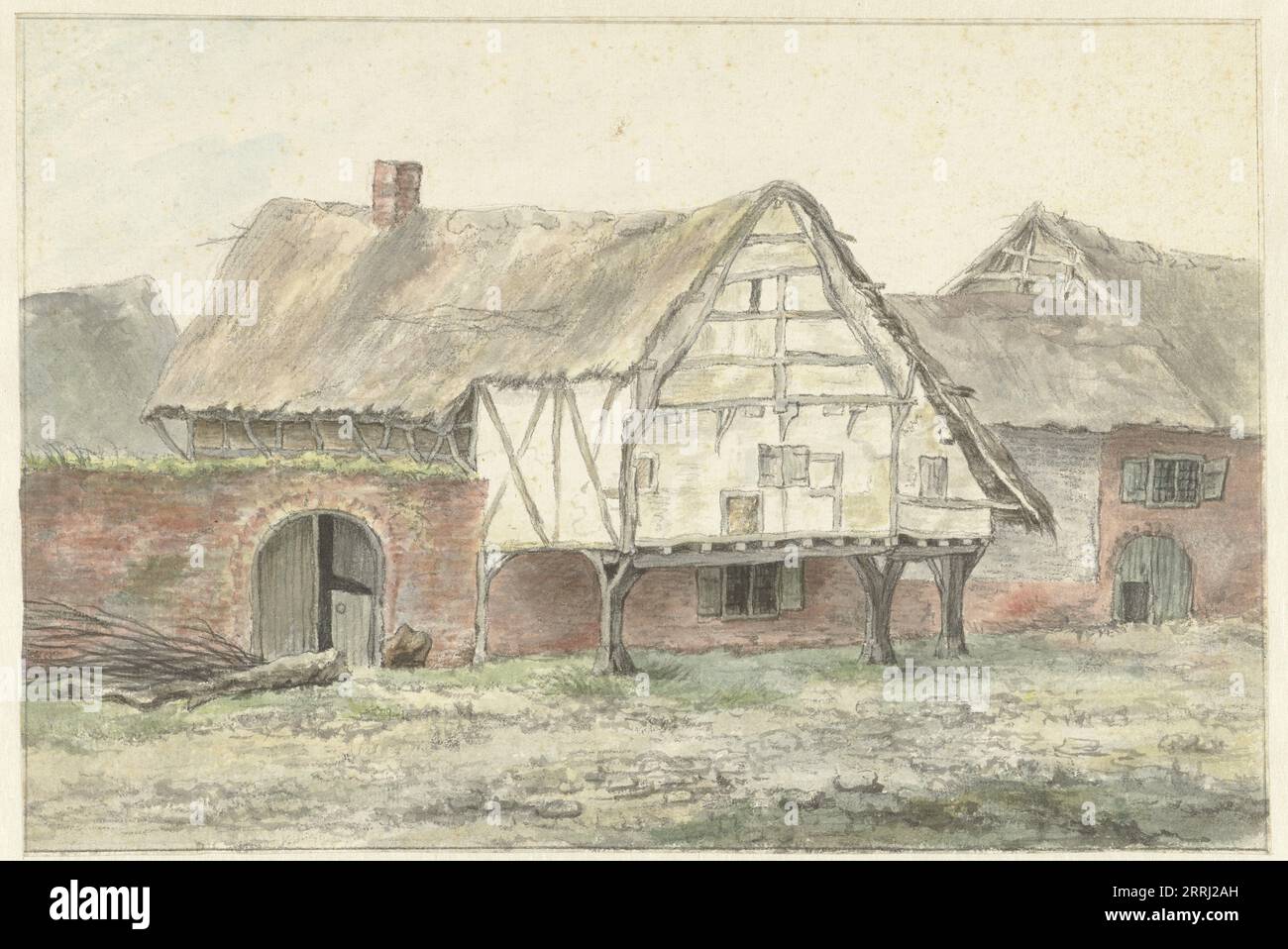 Farmyard europe buildings colour hi-res stock photography and images ...