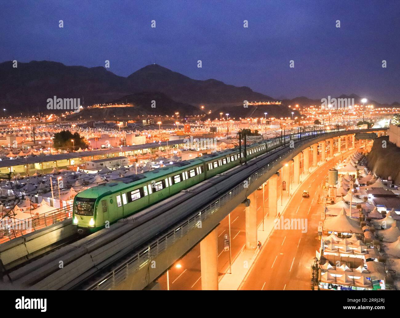 220713 -- MECCA, July 13, 2022 -- Photo taken on July 12, 2022 shows ...