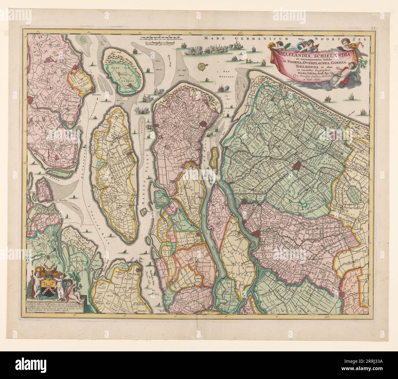 Holland map 17th century hi-res stock photography and images - Alamy