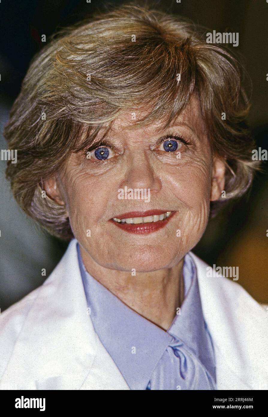 Gisela Peltzer, deutsche Schauspielerin, bei den Dreharbeiten zur ZDF ...