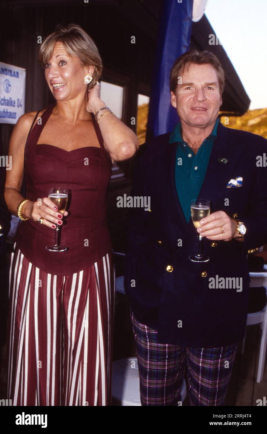 Ehepaar Fritz Wepper und Angela von Morgen, Deutschland um 1994 Stock ...