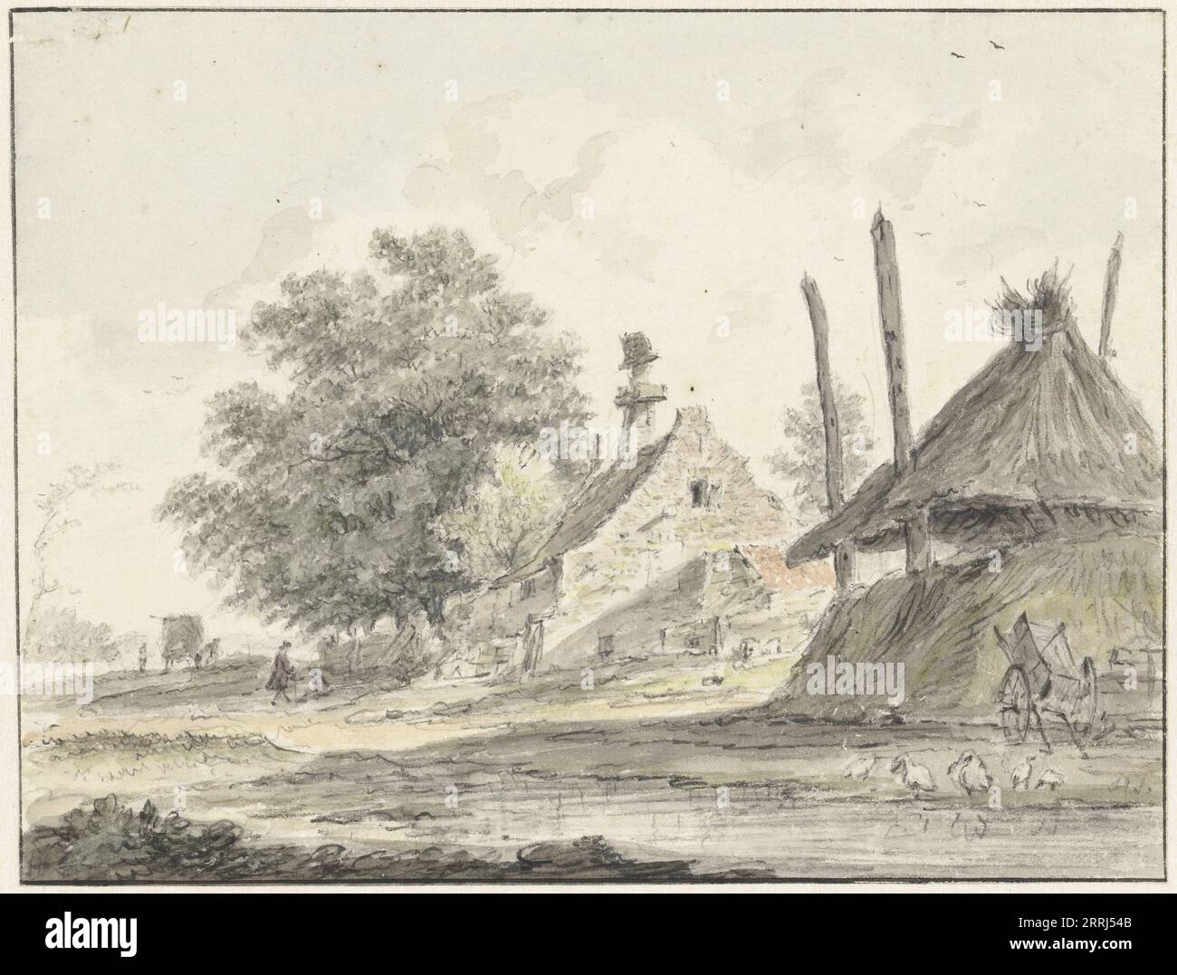 Farmyard europe buildings colour hi-res stock photography and images ...