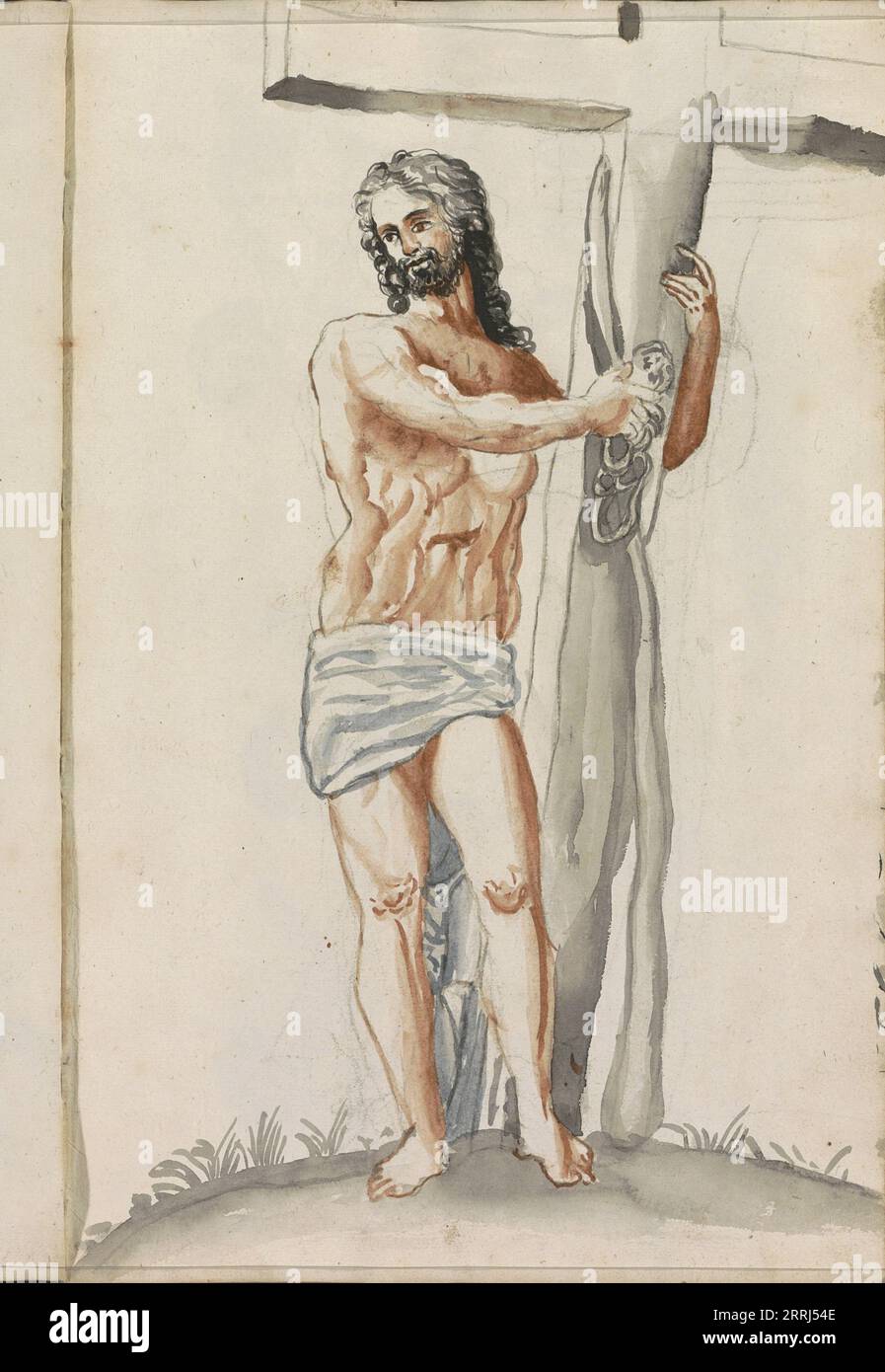 Christ carries the cross, 1696 Stock Photo - Alamy