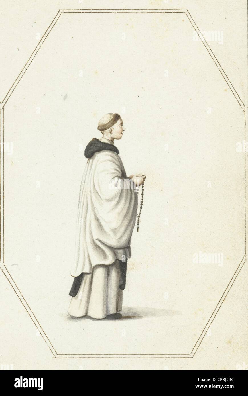Catholic monk and profile hi-res stock photography and images - Alamy