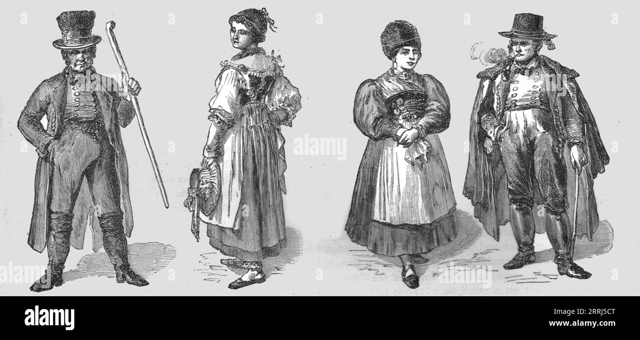 'Bavarians and Bavarian costumes; From Alsace to the Hartz', 1975. From ...