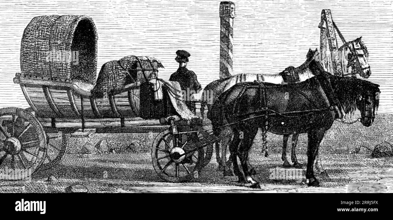 'The Telega; The Caucasus', 1875. From, 'Illustrated Travels' by H.W ...