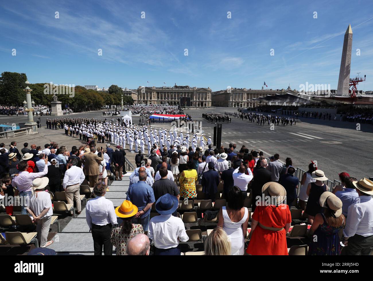 220714 -- PARIS, July 14, 2022 -- Annual Bastille Day military parade ...