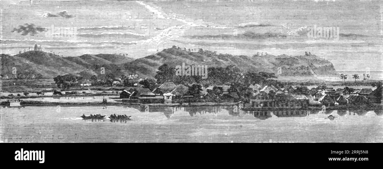 'Entrance into the harbour of Kanasawa; A European Sojourn in Japan ...