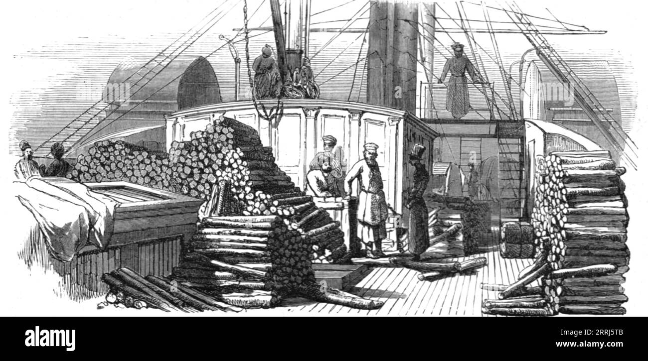 'Steamboat on the Volga; A Journey on the Volga', 1875. From ...