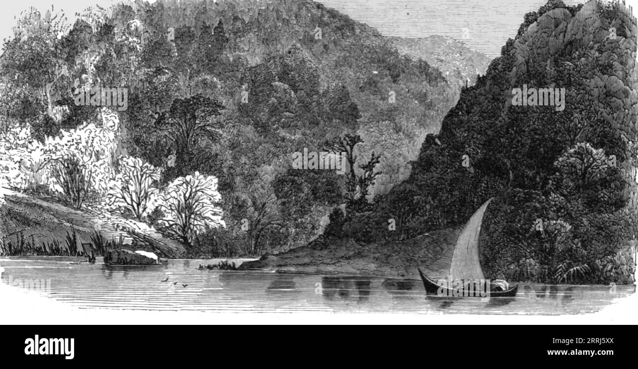 'View on the Volga, Western Bank; A Journey on the Volga', 1875. From ...