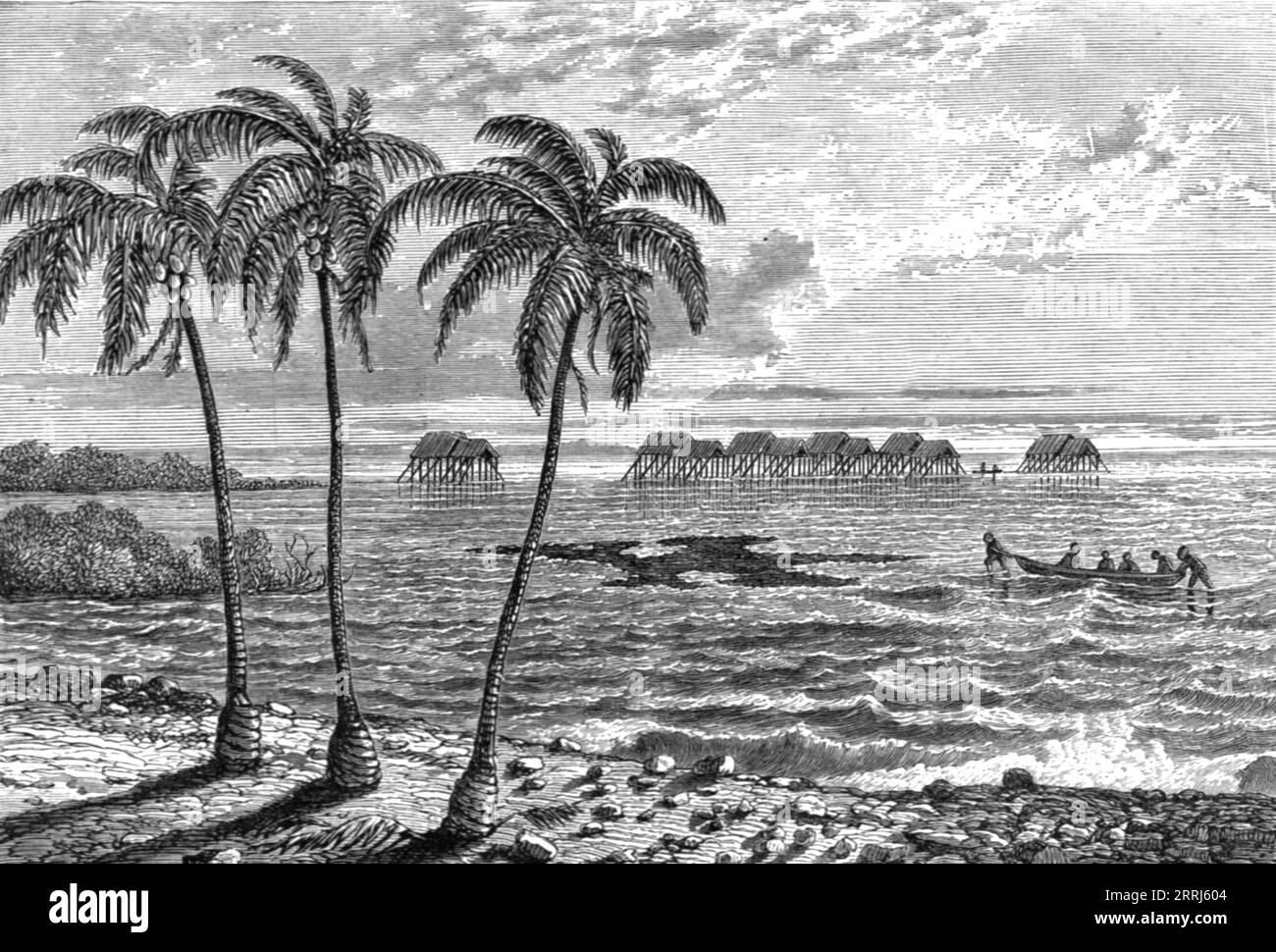 'The village as seen from the shore; A Visit to the Guajiro Indians of ...
