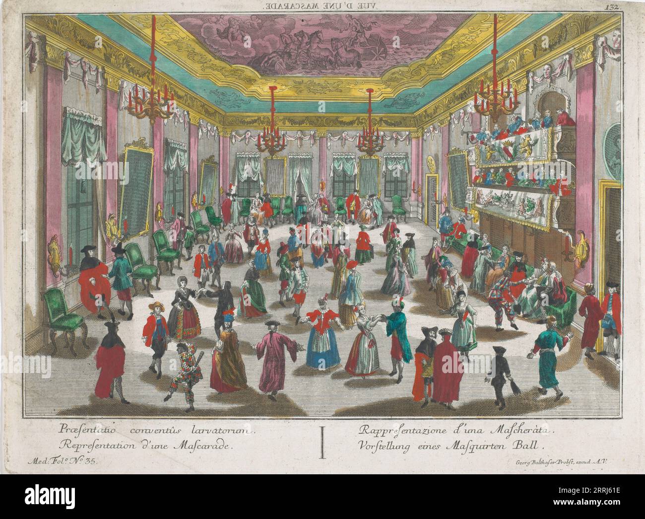 Masquerade ball 18th century hi-res stock photography and images - Alamy