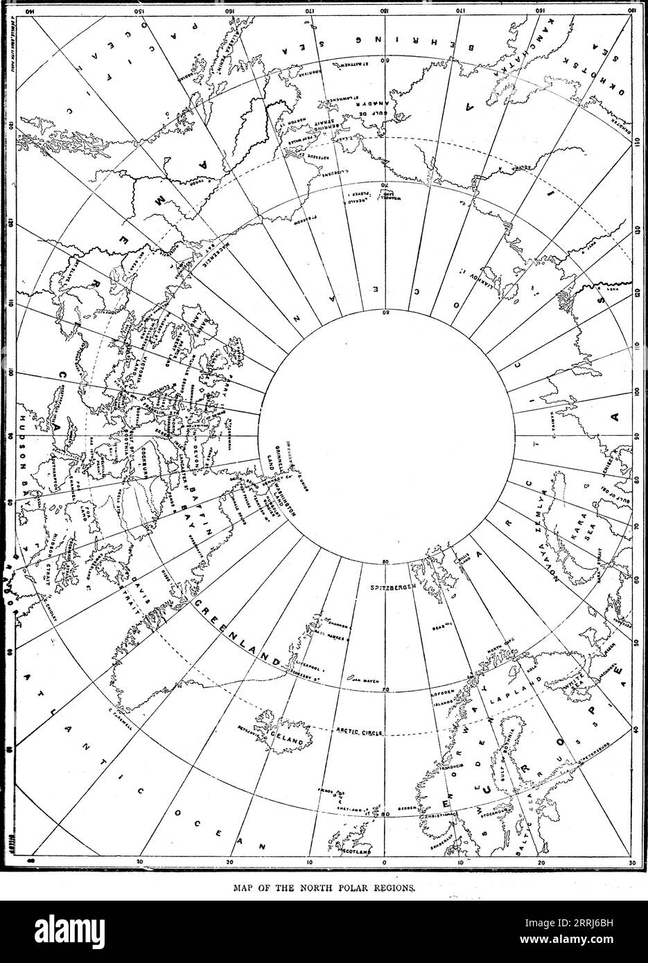 'Map of the North Polar Regions; North Polar Discovery', 1875. From ...