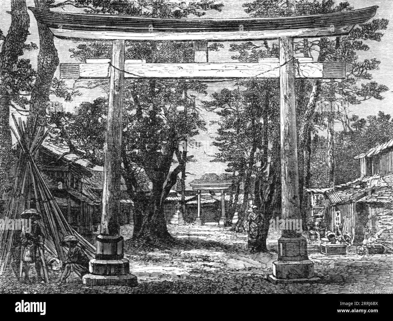 'Tori, or Holy Gate -- Avenue of the Temple at Benten; A European ...