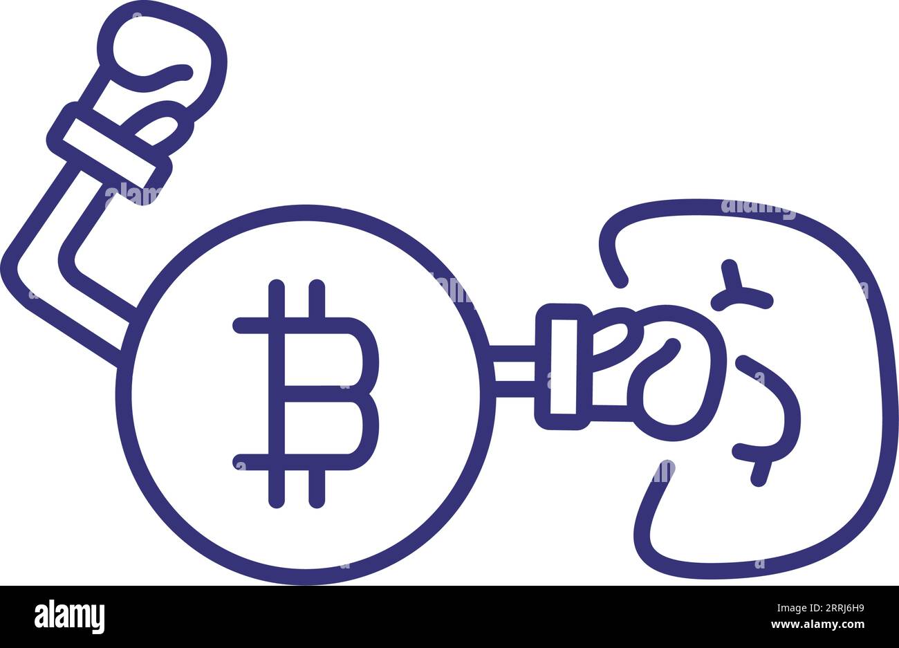 Bitcoin dollar exchange concept trading Cut Out Stock Images & Pictures ...