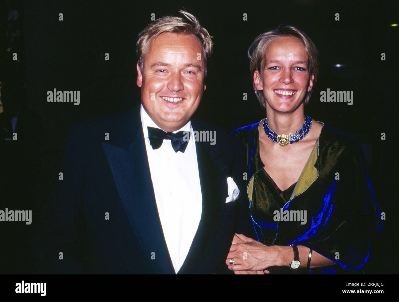 Kommunikationsberater Christoph Walther mit Ehefrau Yvonne, circa 1993 ...