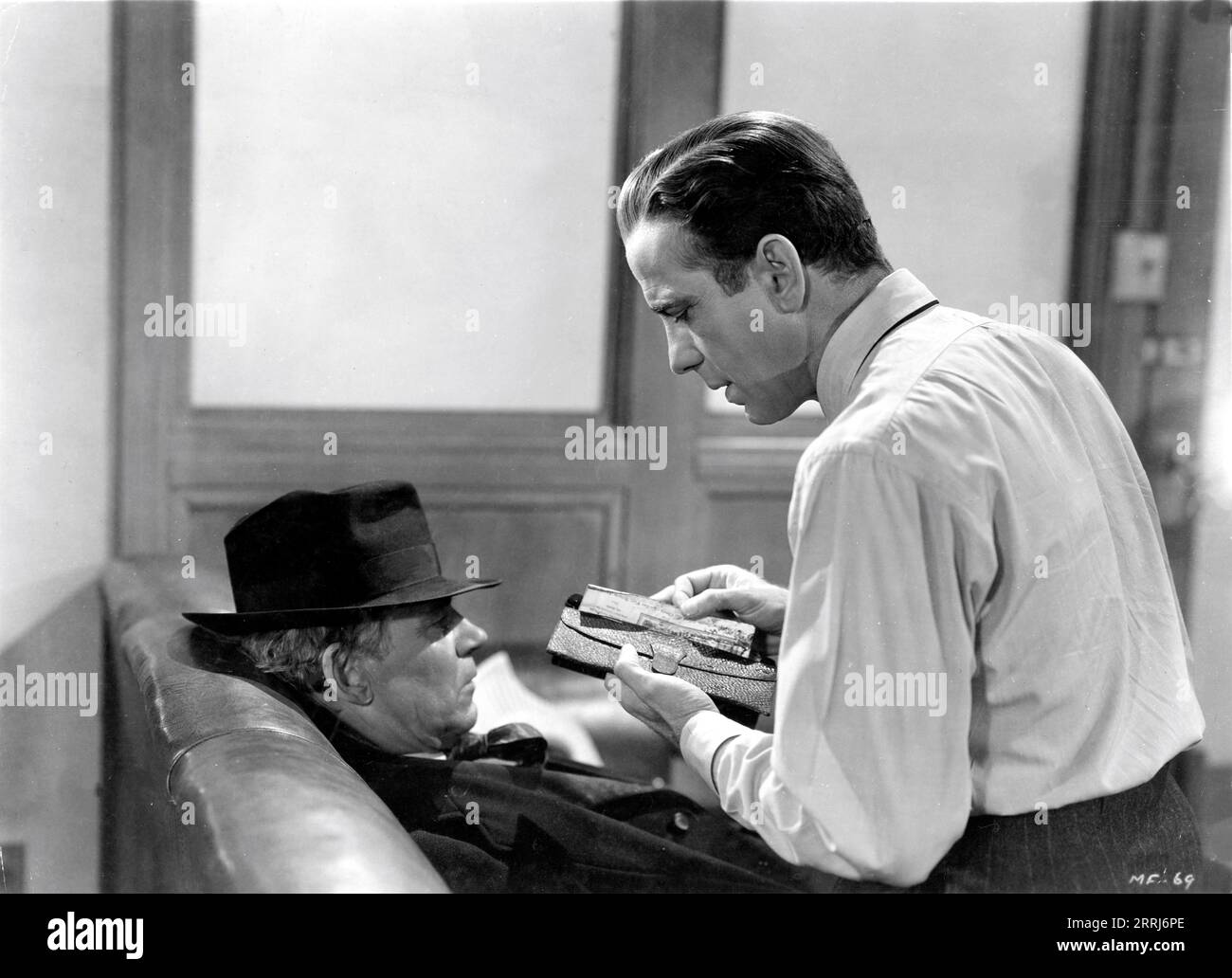 WALTER HUSTON and HUMPHREY BOGART in THE MALTESE FALCON 1941 director ...