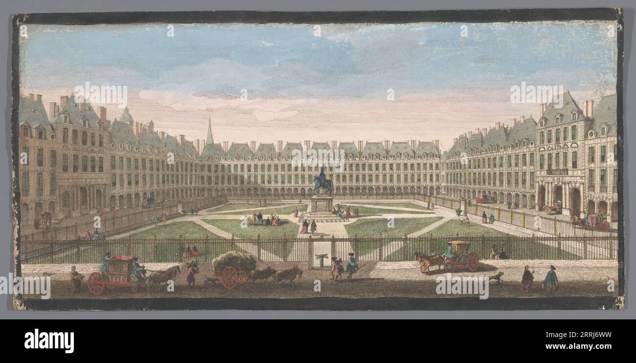 View of the Place Royale in Paris, 1700-1799 Stock Photo - Alamy