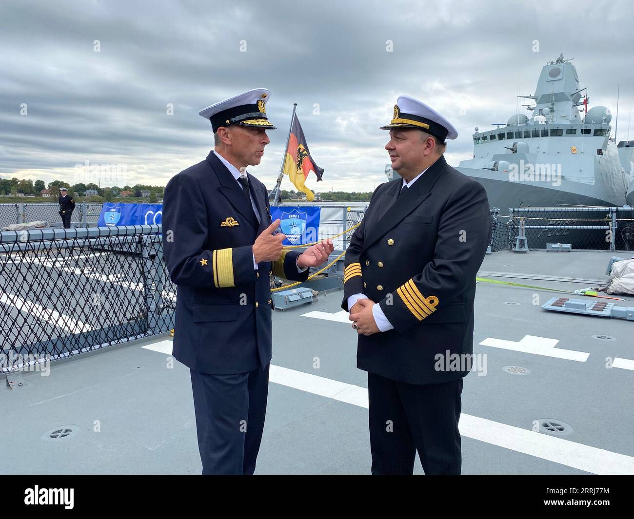 Riga, Latvia. 08th Sep, 2023. Flotilla Admiral Stephan Haisch, exercise ...