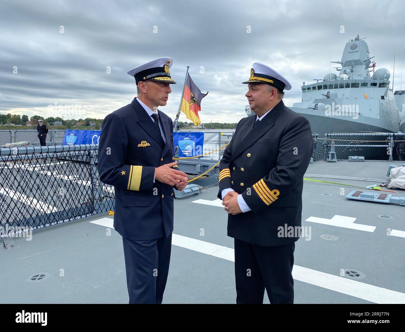 Riga, Latvia. 08th Sep, 2023. Flotilla Admiral Stephan Haisch, exercise ...