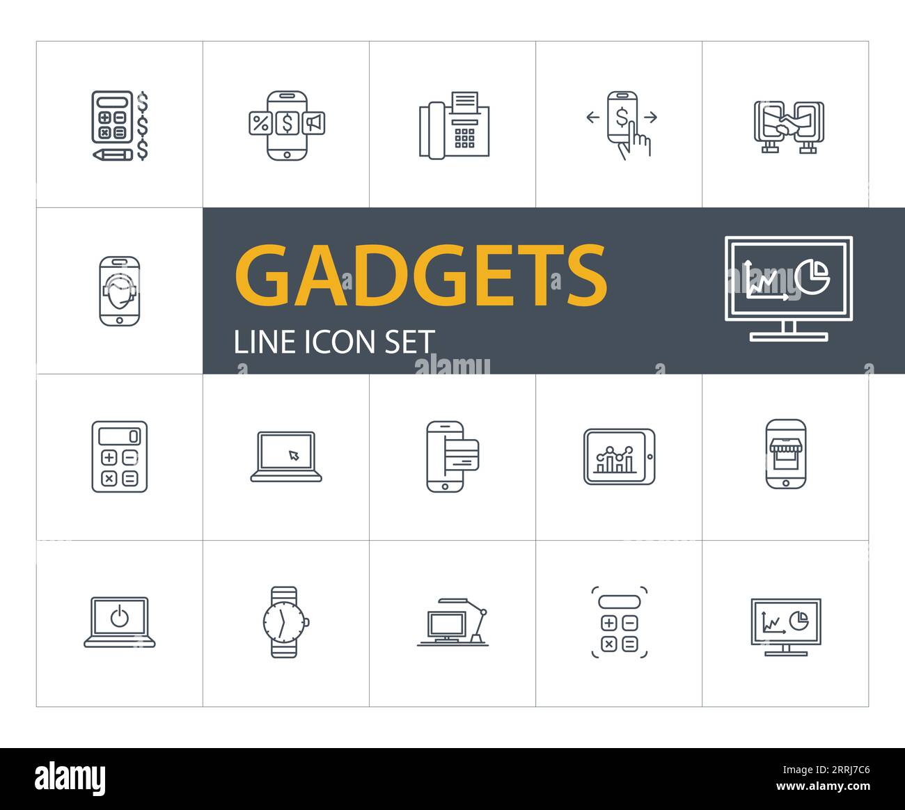 Gadgets logo Cut Out Stock Images & Pictures - Alamy