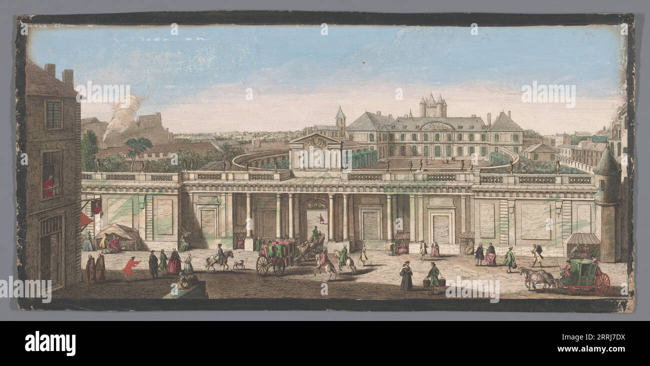 View of the Palais du Temple in Paris, 1700-1799 Stock Photo - Alamy